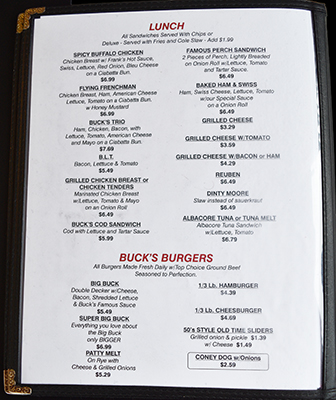 Lake St. Clair Guide Magazine | menu web bucks diner KIM_0016