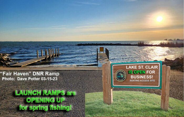 Lake St. Clair Guide Magazine | DNR Boat Launches Open on Lake St. Clair!
